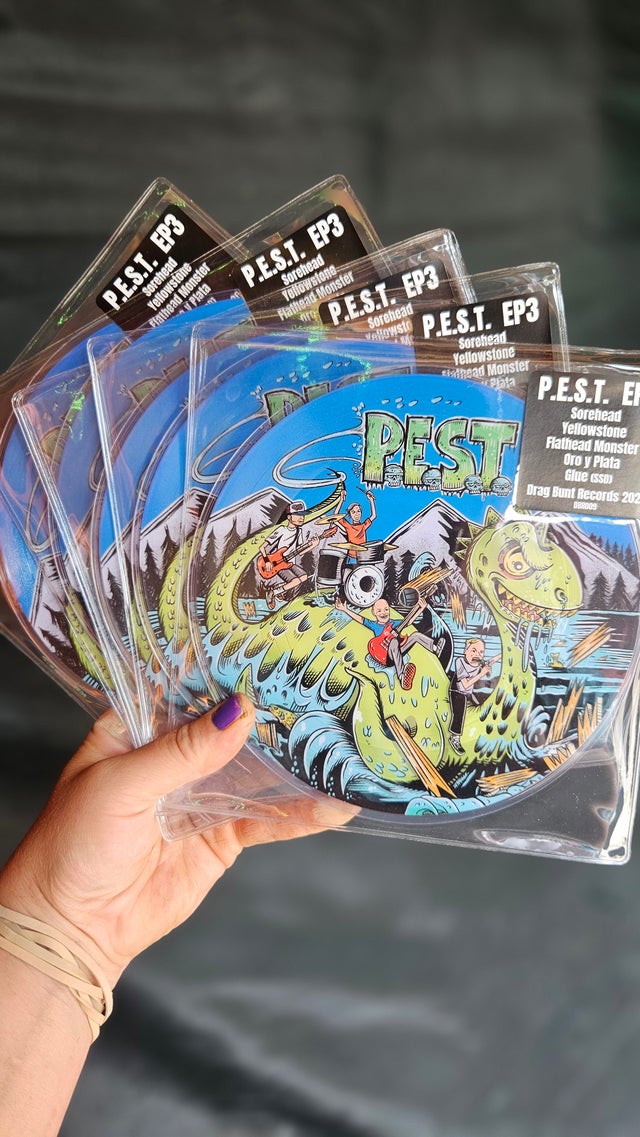 P.E.S.T. EP3 7inch picture disc Drag Bunt Records